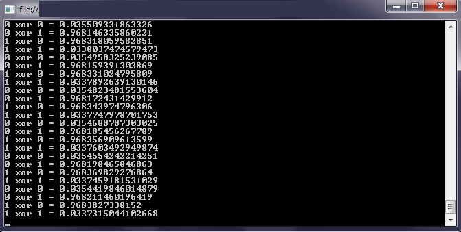 C Backpropagation Tutorial Xor Codingvision